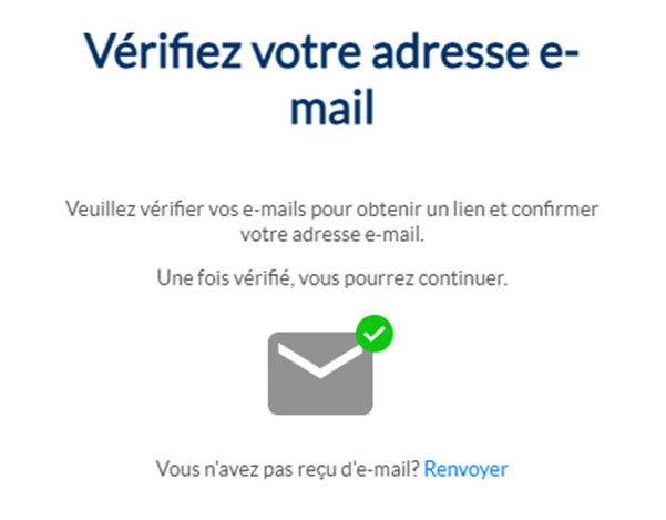Je n’ai pas reçu mon lien de validation par e-mail. Que dois-je faire ...